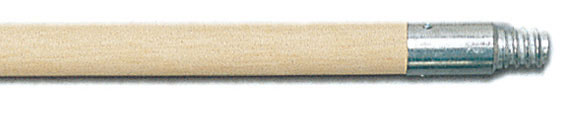 Wooden handle threaded 60" metal tip – Rally Distributors Inc.