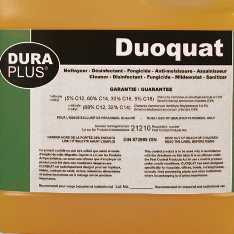 (Duoquat) 20L. DUOQUAT GERMICID CLEANER – Rally Distributors Inc.